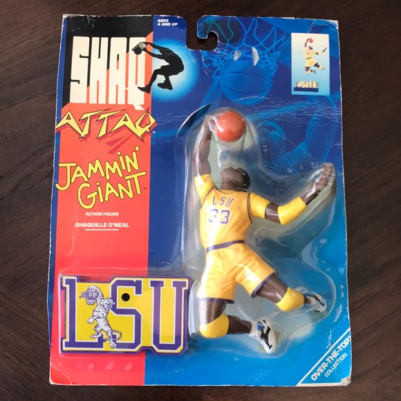 Kenner | Toys | Vintage 993 Kenner Toys Shaq Attaq Jammin Giant Lsu ...